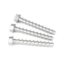 China Flange Hex Head Concrete Anchors M10x90mm Stainless Steel for Metric Measurement System for sale