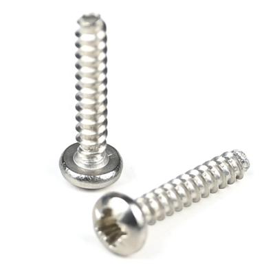 China Stainless Steel Self Tapping Screws M3.5x18mm with Pozidriv Drive and Plain Finish for sale