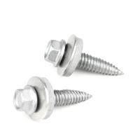 China Wood Fastening Bi Metal Self Taping Hex Head Gypsum Screws 6x25 for Heavy-Duty Usage for sale