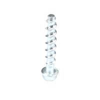 China M8x60mm Flange HEX Head Concrete Screws with Plain Finish and Carbon Steel Material for sale