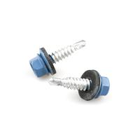 China Guaranteed Custom A2 SS Bi Metal Drilling Screw with Hex Flange and Self Drilling Feature for sale