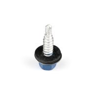 China Guaranteed Custom A2 SS Bi Metal Drilling Screw with Hex Flange and Self Drilling Feature for sale