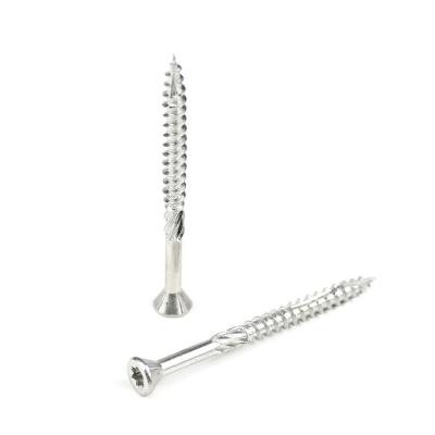 China Phillips Cross Recess Drive Stainless Steel A4 Wood Chipboard Screw 60mm for Wood Floor for sale