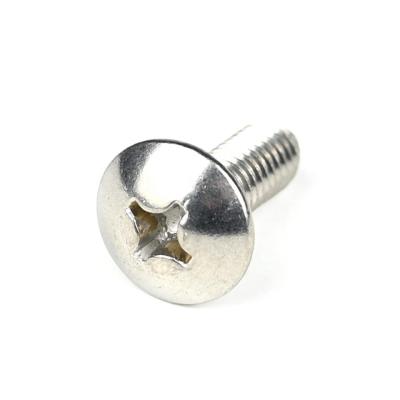 China Long M6 X 16 Phillips Truss Head Machine Screws For Kitchen Hood With Ruspert Finish for sale