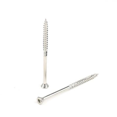 China Installation 80mm Stainless Steel304 Torx Trim Head Wood Deck Screw for Wood Guardrail for sale