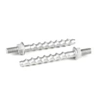 China Plain Finish Sus410 Hex Flange Head Stainless Steel Anchor Bolt Self Tapping Concrete Screw for sale