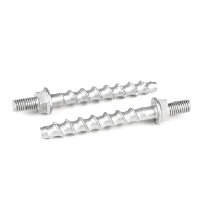 China Plain Finish Sus410 Hex Flange Head Stainless Steel Anchor Bolt Self Tapping Concrete Screw for sale