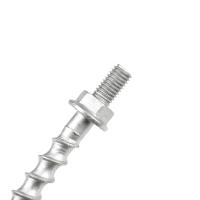 China Plain Finish Sus410 Hex Flange Head Stainless Steel Anchor Bolt Self Tapping Concrete Screw for sale