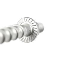 China Plain Finish Sus410 Hex Flange Head Stainless Steel Anchor Bolt Self Tapping Concrete Screw for sale