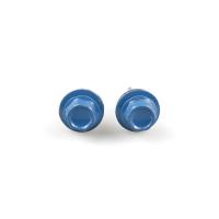 China 6.3x22 Hex Head Self Drilling Screw Stainless Steel Bi-Metal Roofing Stitch Screws in Blue for sale