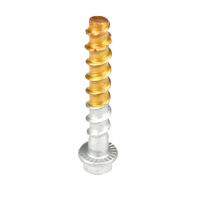 China ZINC Finish M6 Hex Washer Head Concrete Screw for Heavy Duty Applications for sale