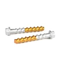China ZINC Finish M6 Hex Washer Head Concrete Screw for Heavy Duty Applications for sale