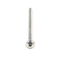 China ISO Standard ZINC Finish M4 Button Phillips Head Machine Screw 65mm Stainless Steel SS304 for sale