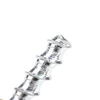 China Carbon Steel White Zinc Plated Hex Socket Flat Head Self Drilling Masonry Concrete Screws M8 50mm for sale