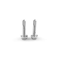 China Customized DIN7504K Flange Hex Head Bi-Metal Self Drilling Screws 4.8x25mm Standard for sale