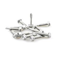 China Customized DIN7504K Flange Hex Head Bi-Metal Self Drilling Screws 4.8x25mm Standard for sale