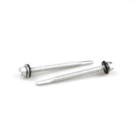 China GB Standard 12x75mm Hex Flange Stainless Steel Bi-Metal Self Drilling Screws with EPDM for sale