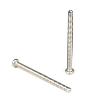 China Stainless Steel M4 x 10mm Pan Head Phillips Screws for Solar Water Heater Plain Finish for sale