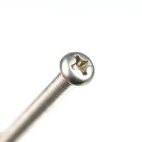 China Stainless Steel M4 x 10mm Pan Head Phillips Screws for Solar Water Heater Plain Finish for sale