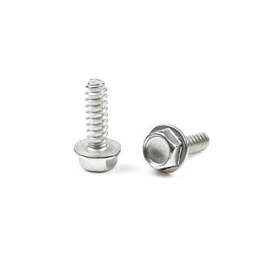 China T/T Payment Term 304 Stainless Steel Hex Screw Flat Tail Self Tapping Screw 14 x3/4 for sale