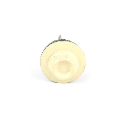 China Galvanized 25mm Yellow Hex Flange Head Self Drilling Screws for Door Wood Structure for sale
