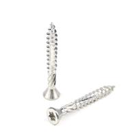 China Metric Flat Head Torx Screw for Wood Trim Installation on Cement Fiberboard 40mm Length for sale