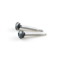 China Metric Torx Pan Head Self Drilling Tapping Screw Stainless Steel Bimetal Screw With Epdm Washer for sale
