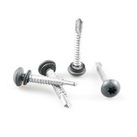 China Metric Torx Pan Head Self Drilling Tapping Screw Stainless Steel Bimetal Screw With Epdm Washer for sale