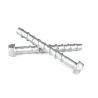 China ZINC Finish Multifunction Stainless Steel Fixings 150mm M8 300mm Concrete Screws For Bridges for sale