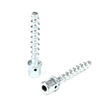 China Rail Traffic M10 80mm Plating Thread Rod Flange Hex Tornillos De Anclaje Concrete Screw Anchor For Heating Ventilation System for sale