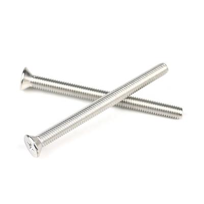 China Metric SUS316 M5 Machine Screw 70mm Flat Phillips Din965 for Solar Water Heater Easy for sale