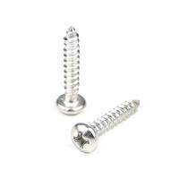 China Pan Head Phillips Wood Screws in 304 Stainless Steel for Wood Guardrail Construction for sale