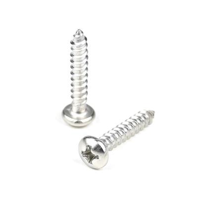 China Pan Head Phillips Wood Screws in 304 Stainless Steel for Wood Guardrail Construction for sale