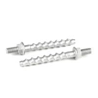 China ZINC Antirust Coating Double Headed Anchors Masonry Screw SS410 Stainless Steel Concrete Screw Bolt Anchor for sale