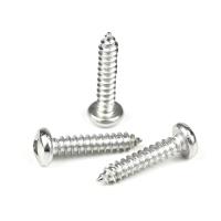 China 100% QC Tested 304 Stainless Steel Pan Head Self Tapping Screw 8 X20 with Square Drive for sale