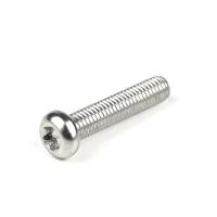 China SUS304 Thread Cutting Pan Head Torx M5 X 20mm Machine Screws for Shelving ZINC Finish for sale