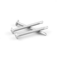 China Stainless Steel Pan Wafer Head Self Drilling Screw A2 Phillips 304 Bi-Metal 5.5x60 for sale