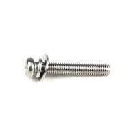China ISO Standard M4 X 25mm Stainless Steel Pan Head Phillips Machine Screws With Washer for Door for sale