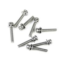 China ISO Standard M4 X 25mm Stainless Steel Pan Head Phillips Machine Screws With Washer for Door for sale
