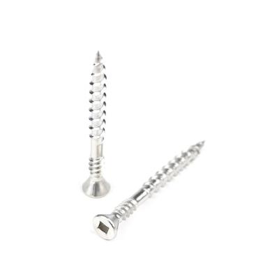 China Durable 304 Stainless Steel Drywall Screw 55mm For Wooden Ceiling Partition Square Drive for sale