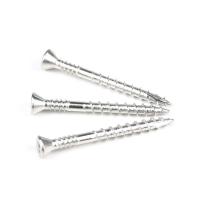 China Durable 304 Stainless Steel Drywall Screw 55mm For Wooden Ceiling Partition Square Drive for sale