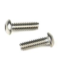 China Stainless Steel 304 Button Head Allen Tamper Resistant Hex Full Thread Machine Screws for sale