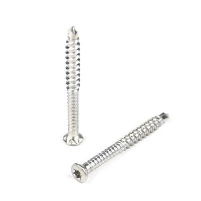 China Steel Structure Self-Drilling Screws with Metric Measurements and Oval Head Torx for sale
