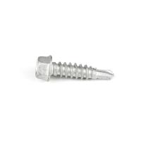 China SCM435 Unitek Sus304 Sus410 Hex Washer Self Drilling Screw St6.3x25 for Fiber Cement Board for sale