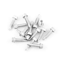 China SCM435 Unitek Sus304 Sus410 Hex Washer Self Drilling Screw St6.3x25 for Fiber Cement Board for sale