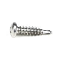 China Stainless Steel Self-Tapping Screw Drill Tail Self Drilling Screws 410 SS Cross Drive Pan Head for sale