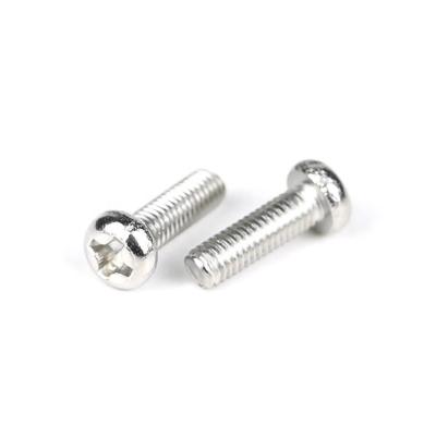 China Pan Head Phillips Cross Recess Drive M3 Stainless Steel Machine Screw for Door Access for sale