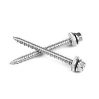 China Stainless Steel Hex Head Chipboard Screws for Wood Composite Decking Customized and Metric for sale