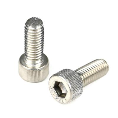 China Mechanical Products Custom Stainless Steel Fillister Head Hex Socket Machine Screws for sale