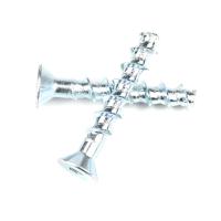 China Concrete Block M6x50 Allen Csk Hex Bolt White Zinc Flat Head Self Tapping Anchor Bolts for sale